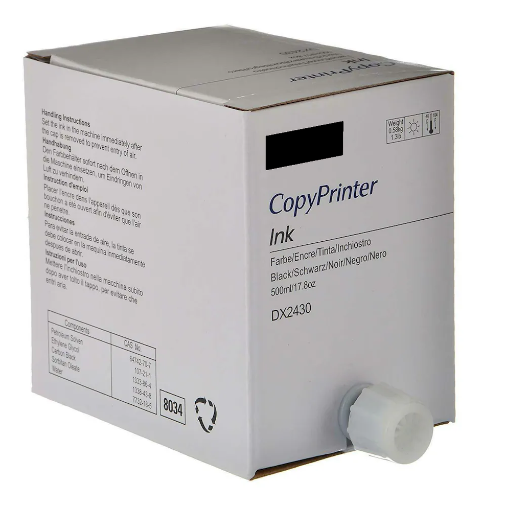 Copy Printer DX2430 Ink Black For Ricoh Priport DX 2430 Digital Duplic ...